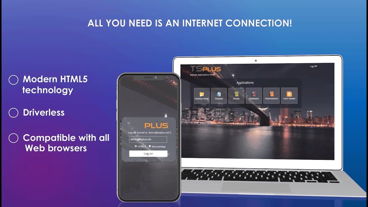 TSplus web access NO1 A great all-around tool for remote access
